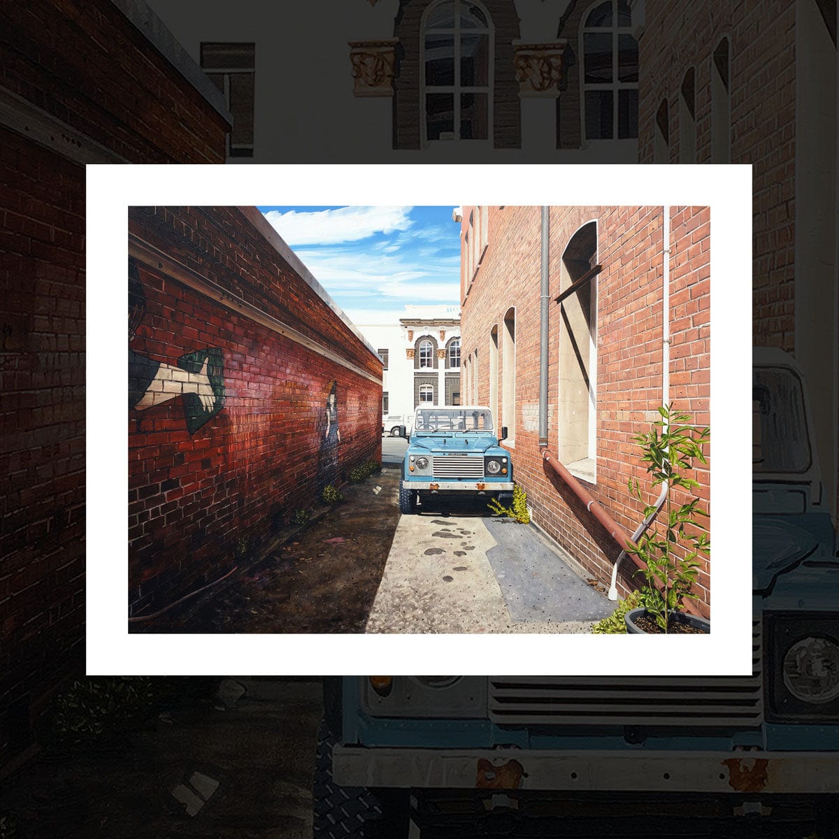 'Alley off Bond St I' art print by Sam Foley – Fishmob - Iconic NZ art ...