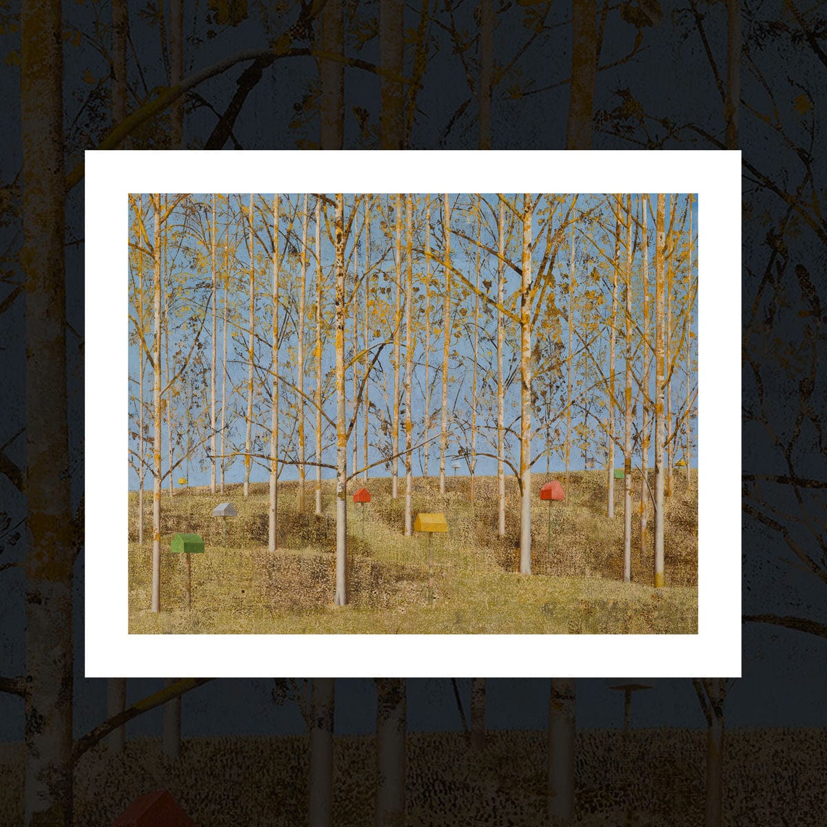 'Pataka' (Letterbox Forest) art print by Angus Collis – Fishmob ...