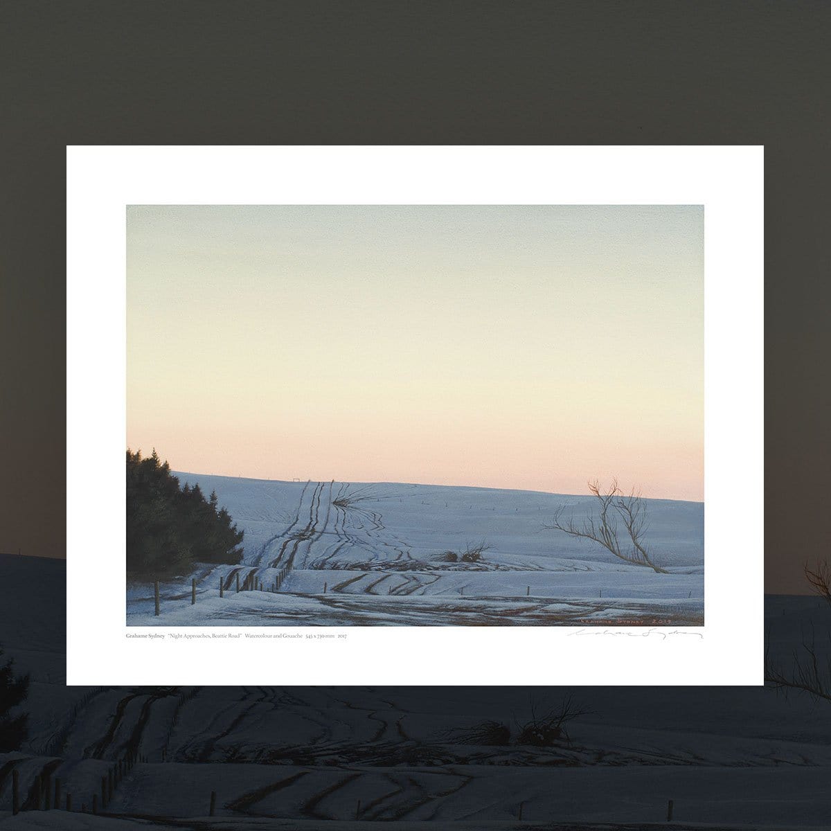 Night Approaches - signed art print by Grahame Sydney (perfectly imper ...