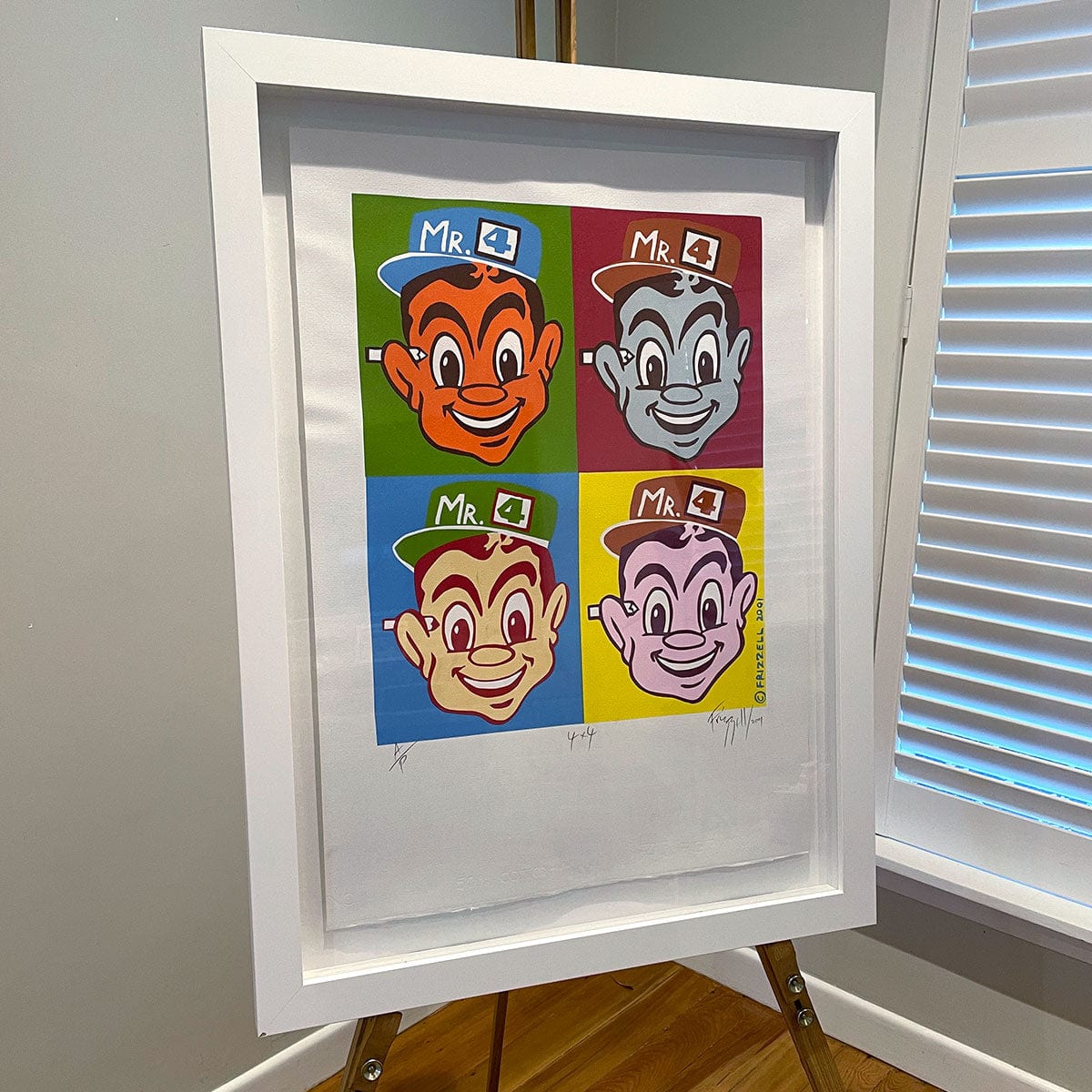 '4 x 4' framed limited edition print by Dick Frizzell – Fishmob ...