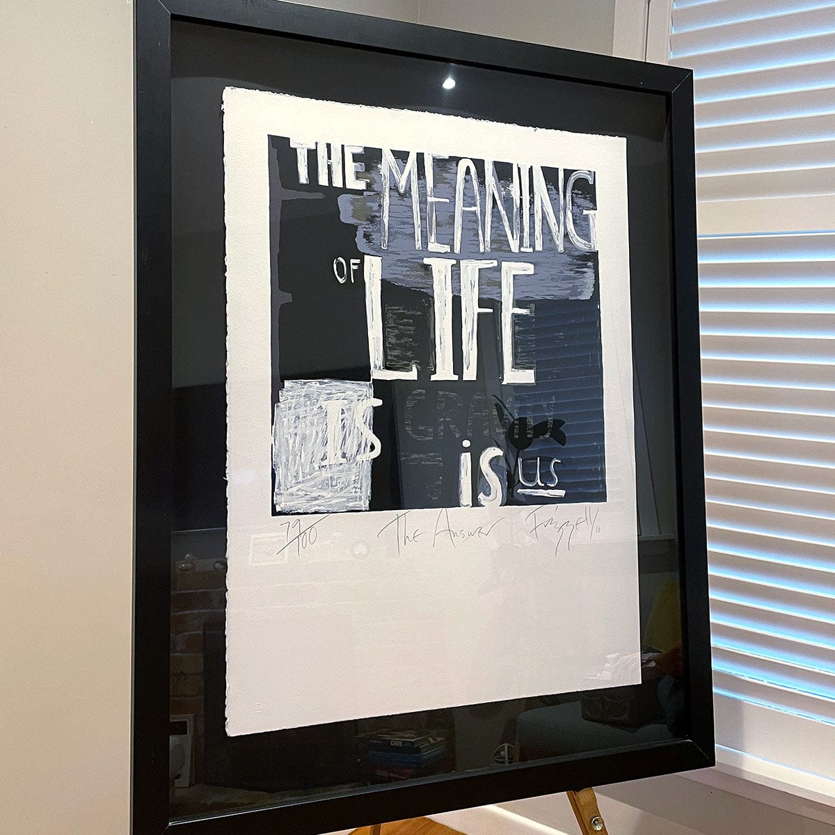 'The Answer' Limited Edition Art Print by Dick Frizzell (79/100 ...