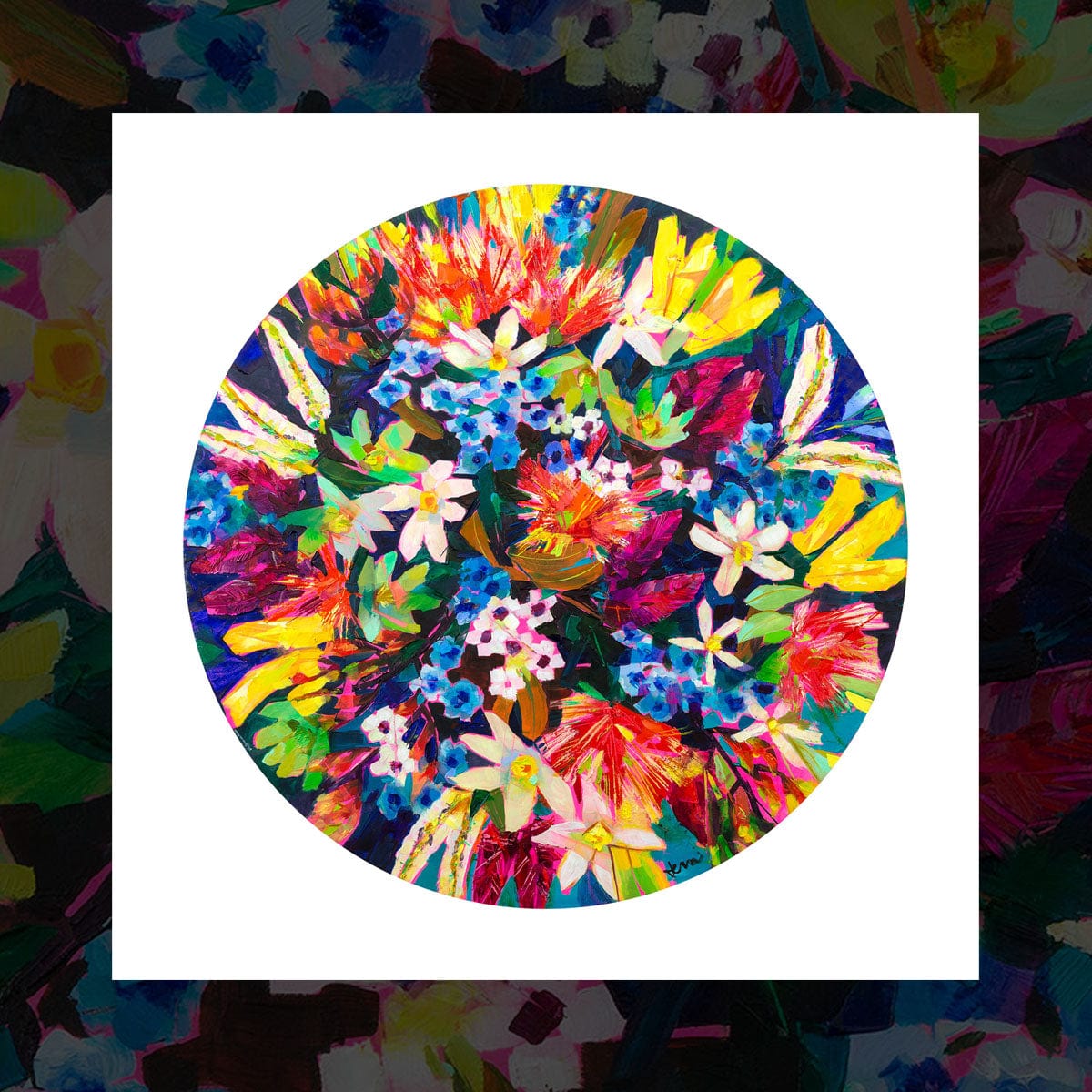 "Aotearoa in Blue" art print by Jenni Stringleman – Fishmob - Iconic NZ ...