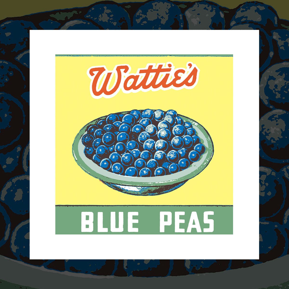 'Blue Period' art print by Fane Flaws – Fishmob - Iconic NZ art prints