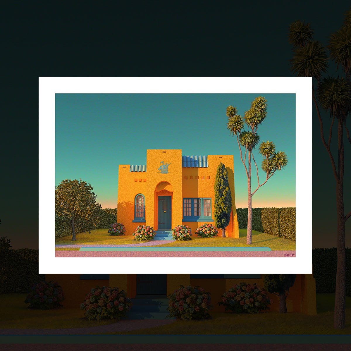 'The Lost Cottage' art print by Simon Stockley – Fishmob - Iconic NZ ...