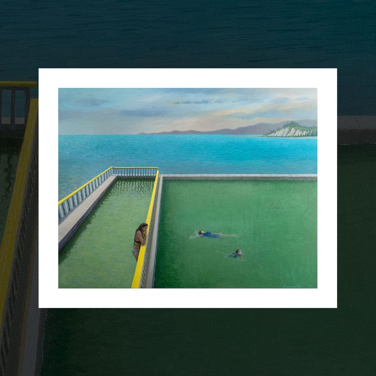'Tidal Pool, Motueka' art print by Justin Summerton – Fishmob - Iconic ...