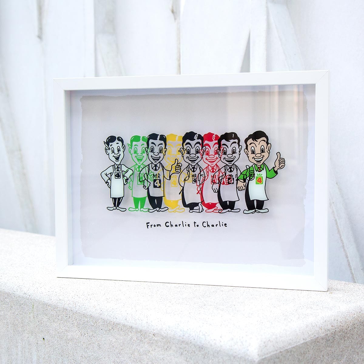 "Charlie to Charlie" 3D art box by Dick Frizzell – Fishmob - Iconic NZ ...