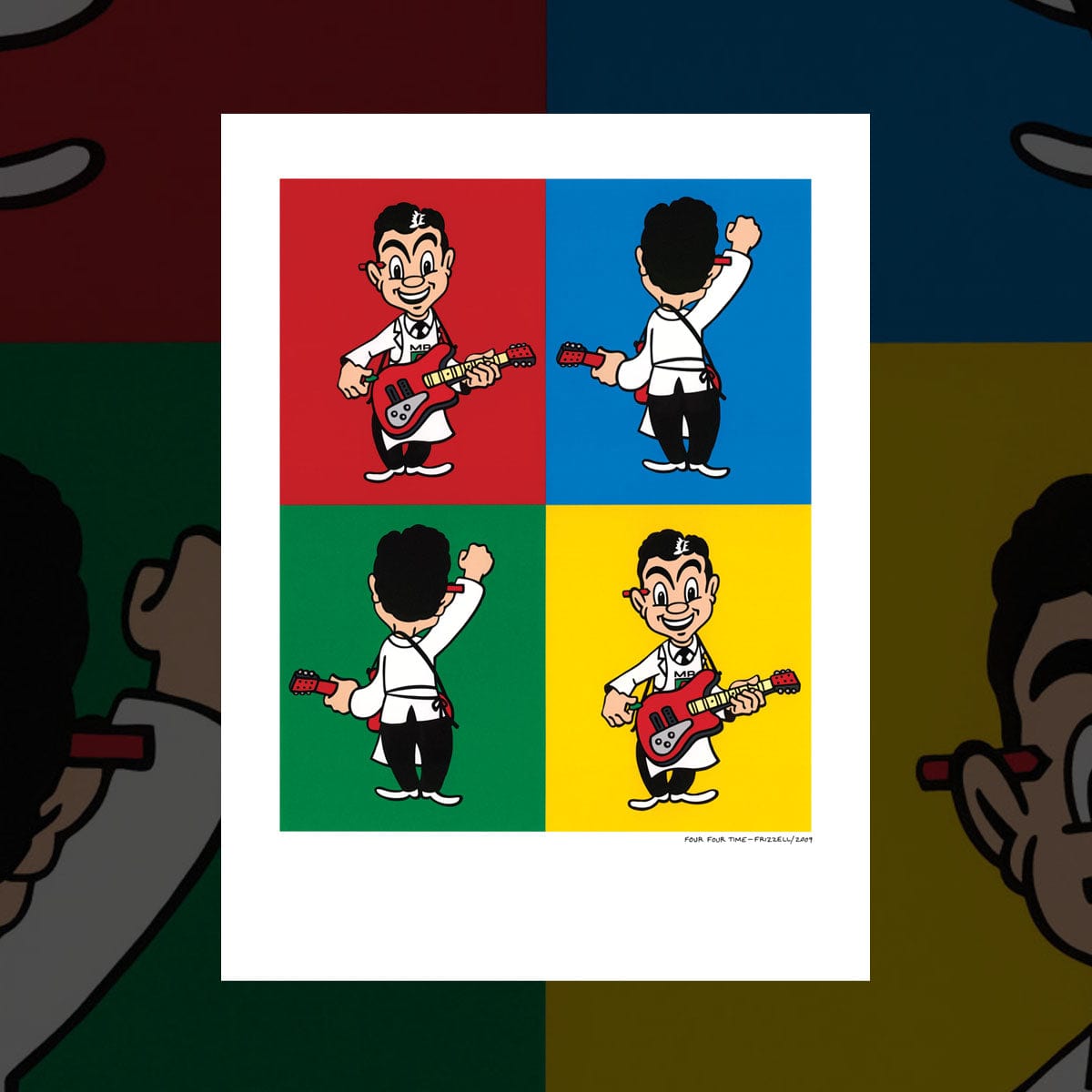'Four Four Time' art print by Dick Frizzell – Fishmob - Iconic NZ art ...