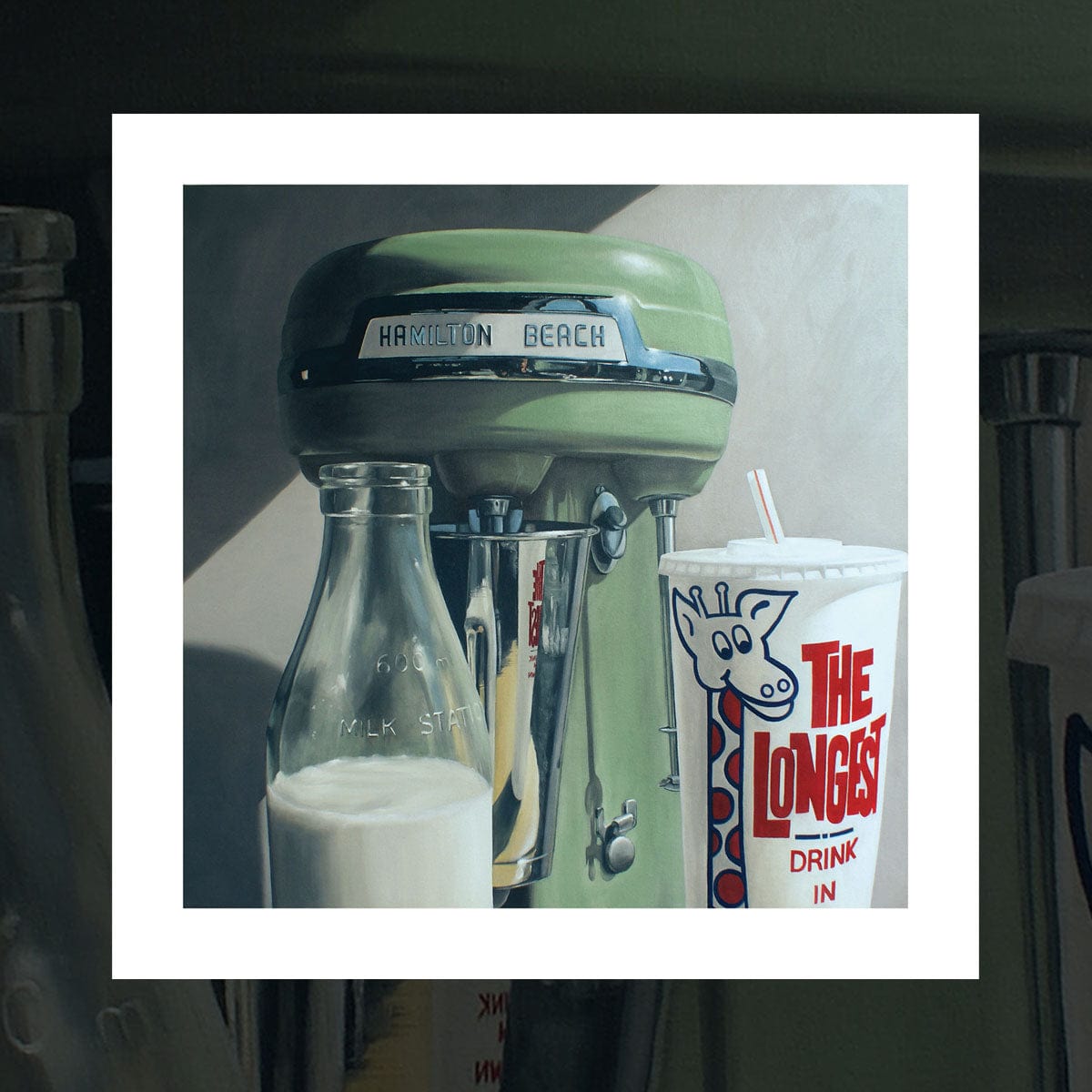 “Hamilton Beach Milkshake” art print by Matt Guild – Fishmob - Iconic ...