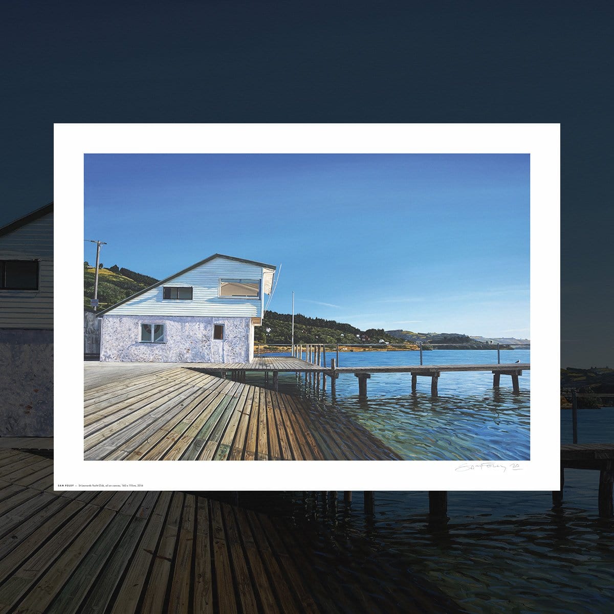 "St Leonards Yacht Club" signed art print by Sam Foley – Fishmob ...