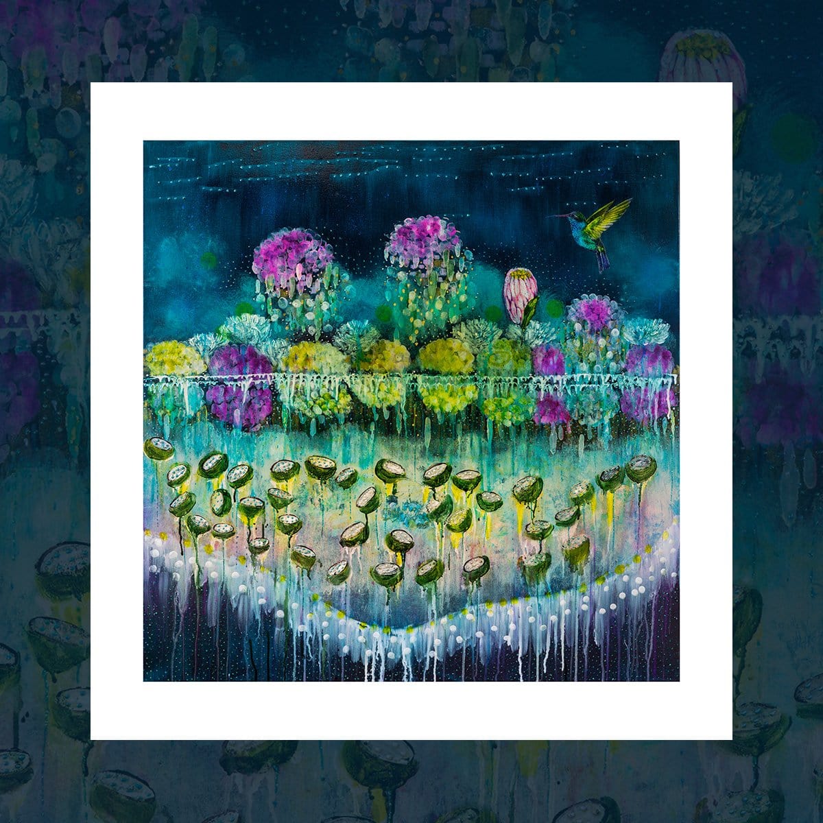 'Monsoon Rain' art print by Mandy Emerson – Fishmob - Iconic NZ art prints