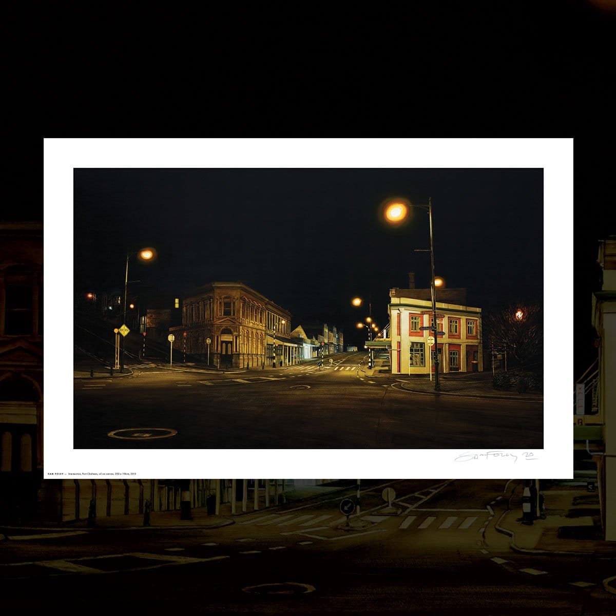 “Intersection, Port Chalmers” signed art print by Sam Foley – Fishmob ...