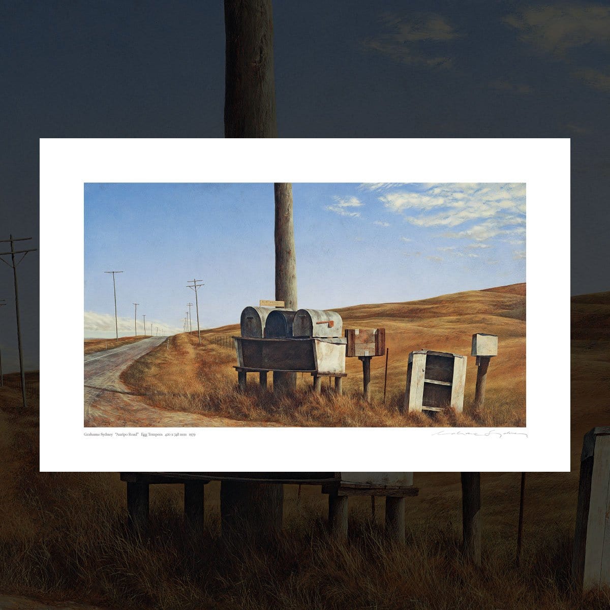 “Auripo Road” framed signed art print by Grahame Sydney – Fishmob ...