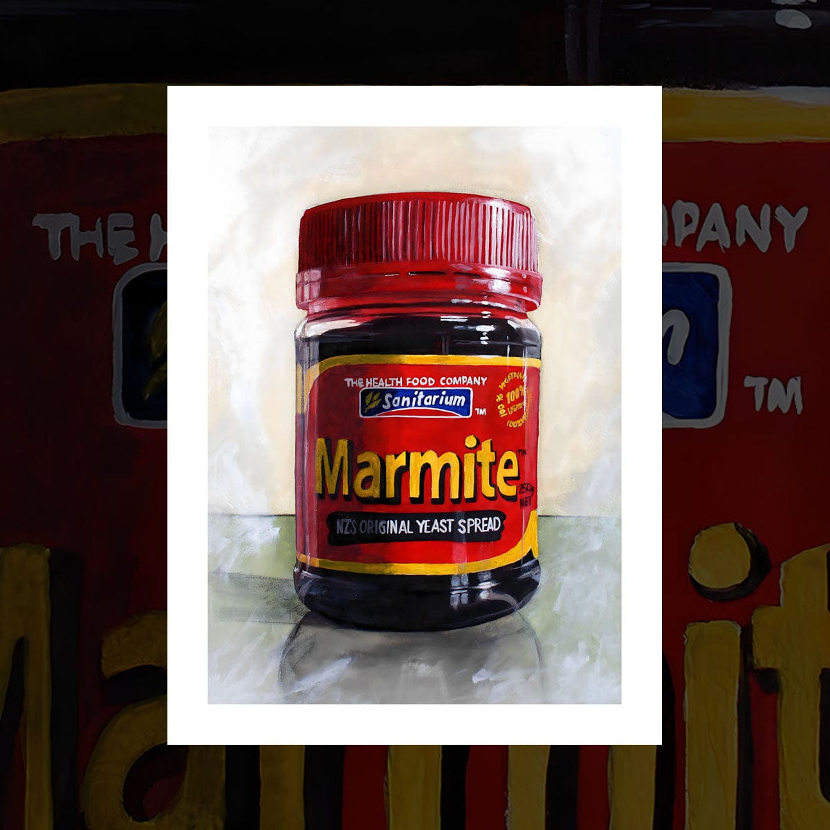 'Marmite' art print by Matt Guild – Fishmob - Iconic NZ art prints