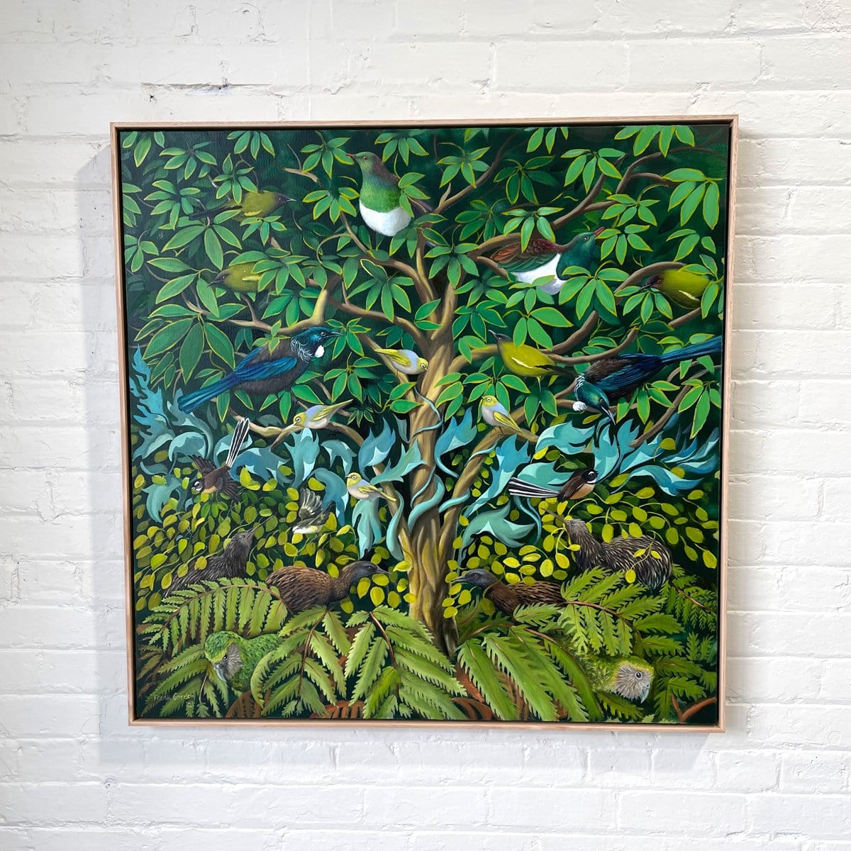 'Tree of Life' original painting by Frank Gordon – Fishmob - Iconic NZ ...